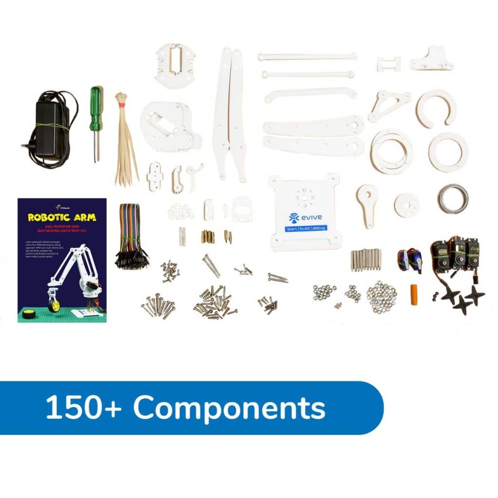 5 DoF Robotic Arm Kit - Best DIY robot arm building kit for advanced ...