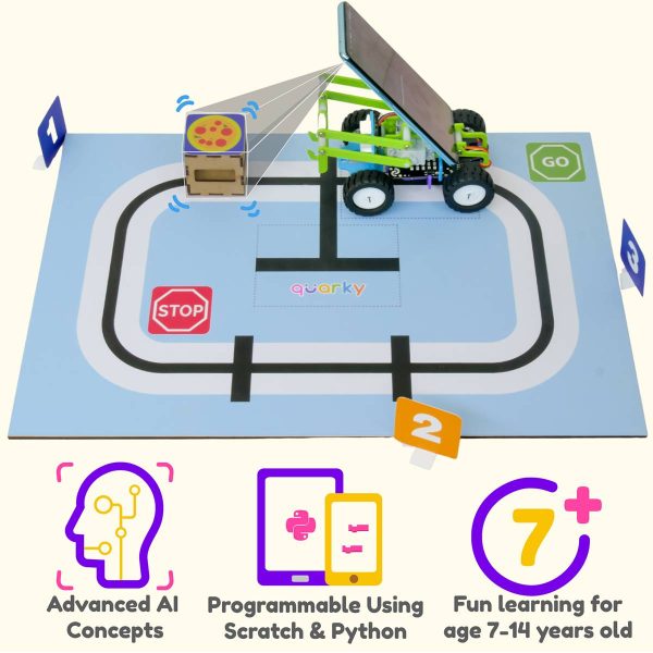 Quarky Ultimate Kit - Best AI and Robotics Kit for Kids Aged 7+