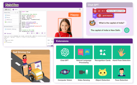PictoBlox - Python and Block-Based AI Programming Software for Kids
