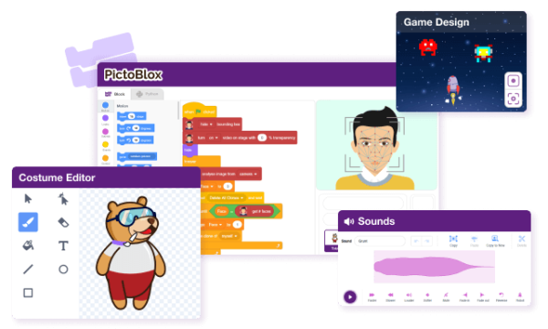 PictoBlox - Python and Block-Based AI Programming Software for Kids