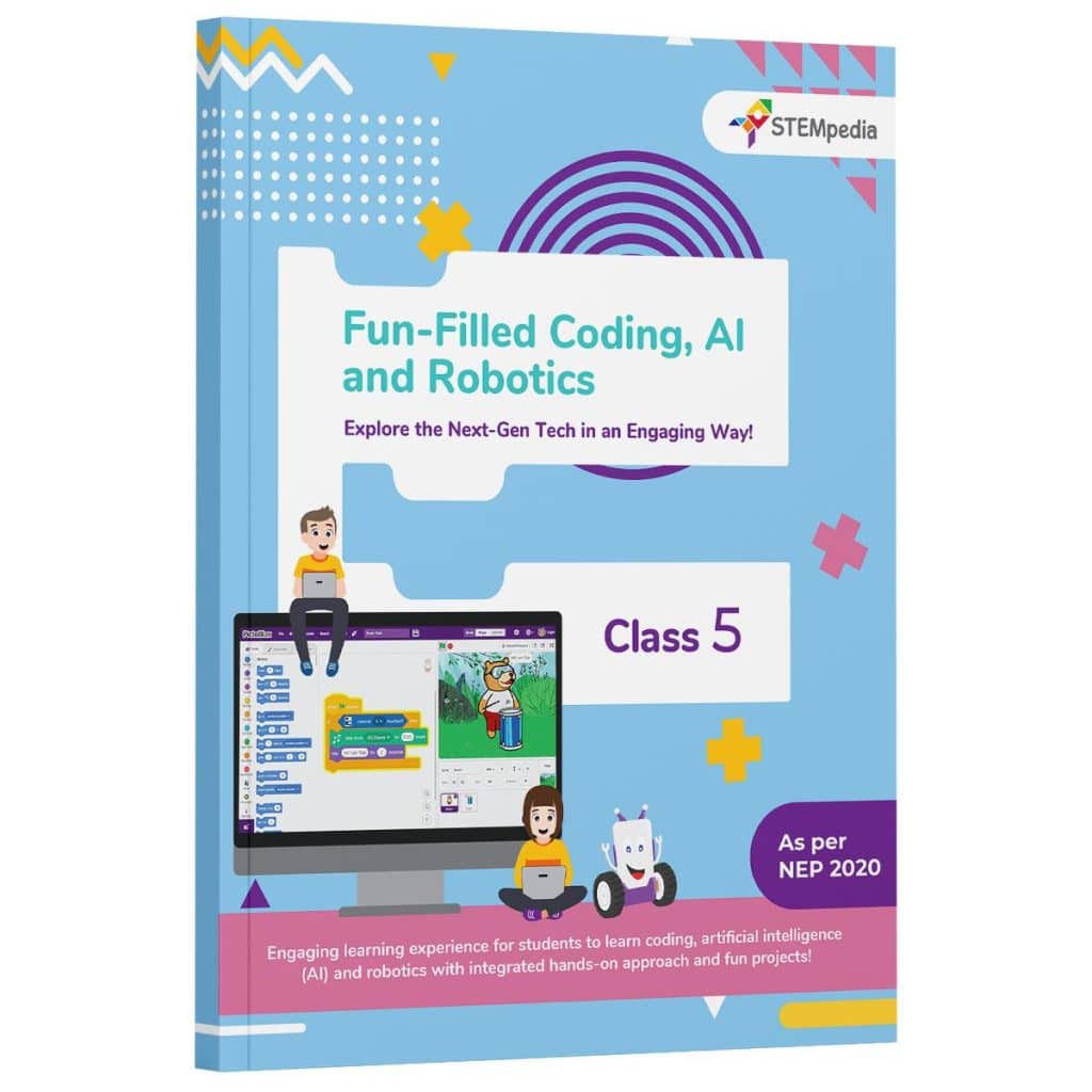 Coding, AI & Robotics Book for Class 5 in Alignment with NEP 2020