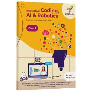 Interactive Coding, AI and Robotics Book for Class 7
