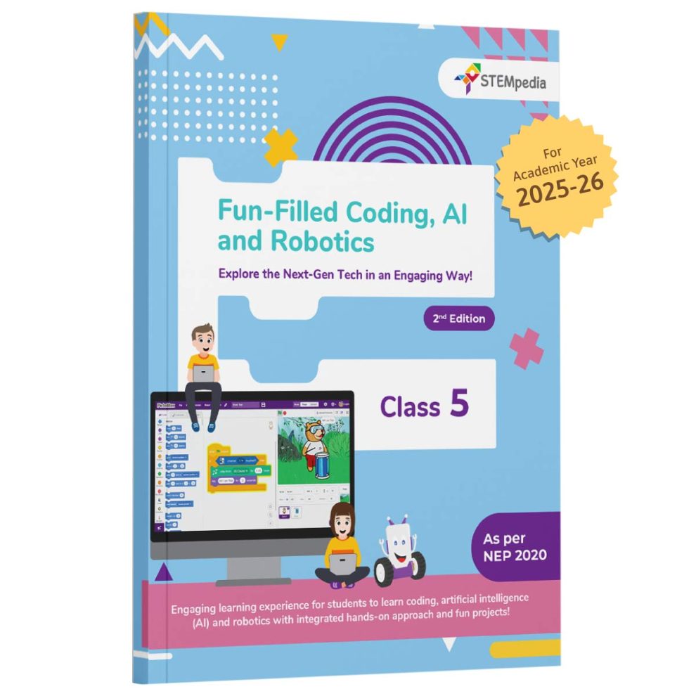 Coding, AI & Robotics Book for Class 5 in Alignment with NEP 2020
