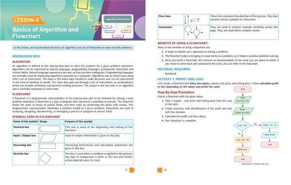 Interactive Coding, AI and Robotics Book for Class 6