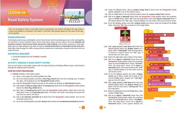 Interactive Coding, AI and Robotics Book for Class 7