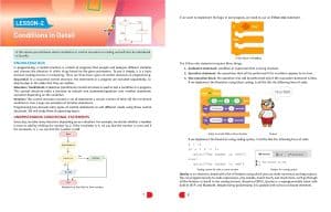 Interactive Coding, AI and Robotics Book for Class 8