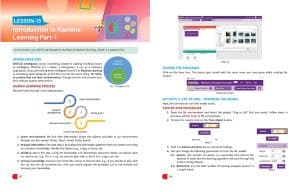 Interactive Coding, AI and Robotics Book for Class 8