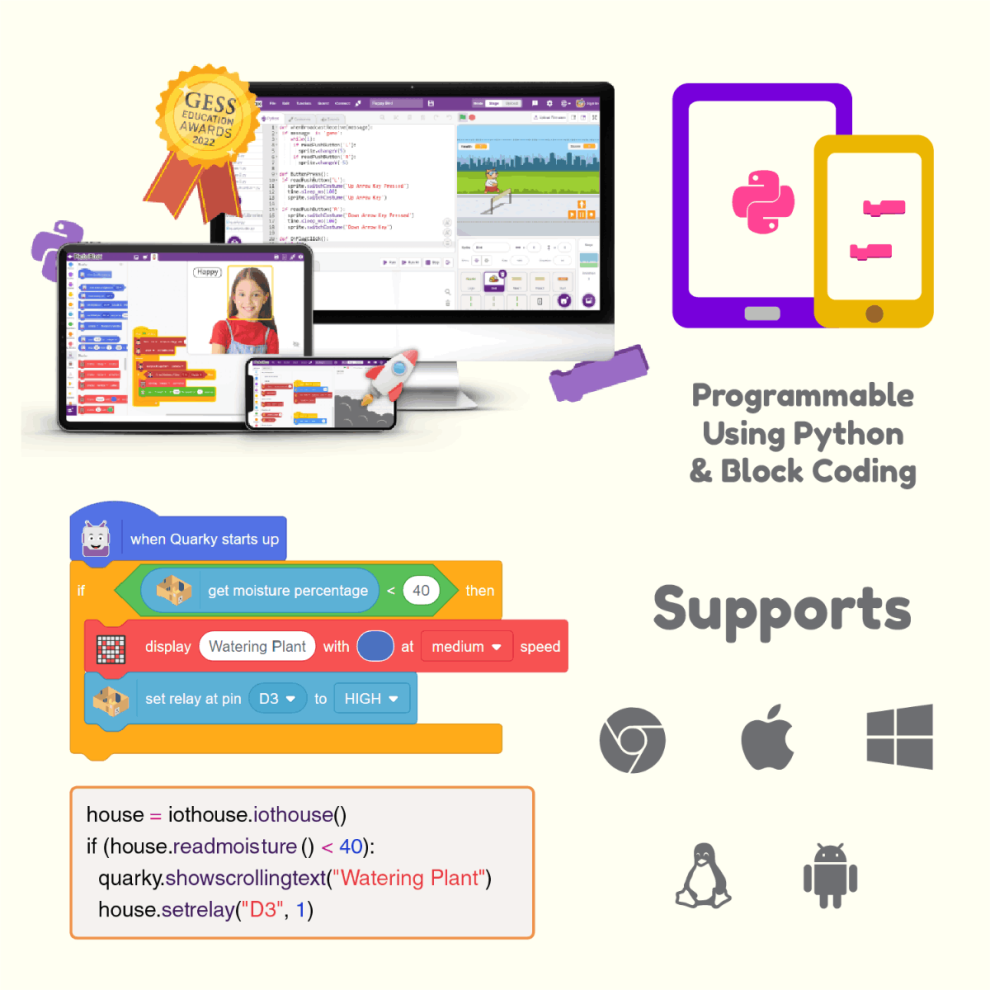 IoT House Addon Kit | Internet of Thing for Kids | Adafruit IO & Sensors