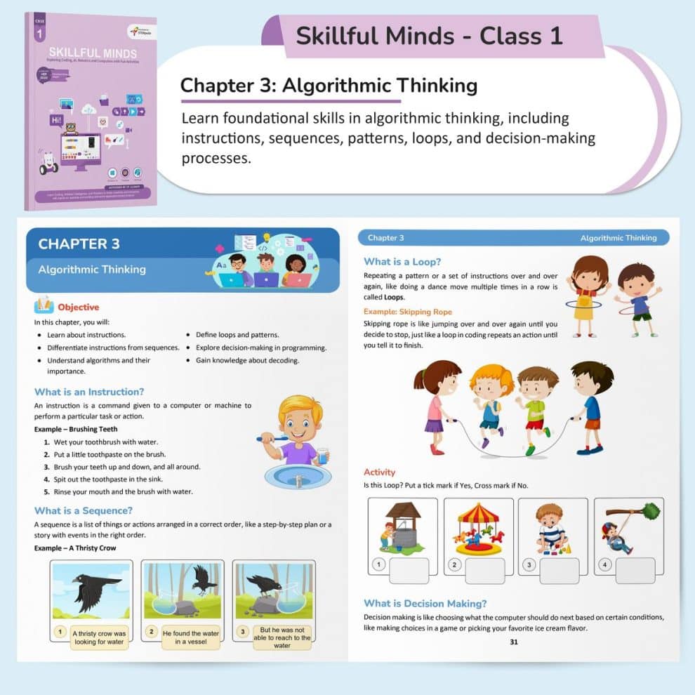 Cbse Class 1 Ai Coding Robotics And Computer Book