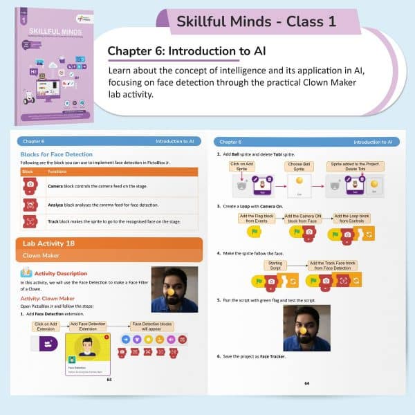 CBSE Class 1 AI, Coding, Robotics, and Computer Book