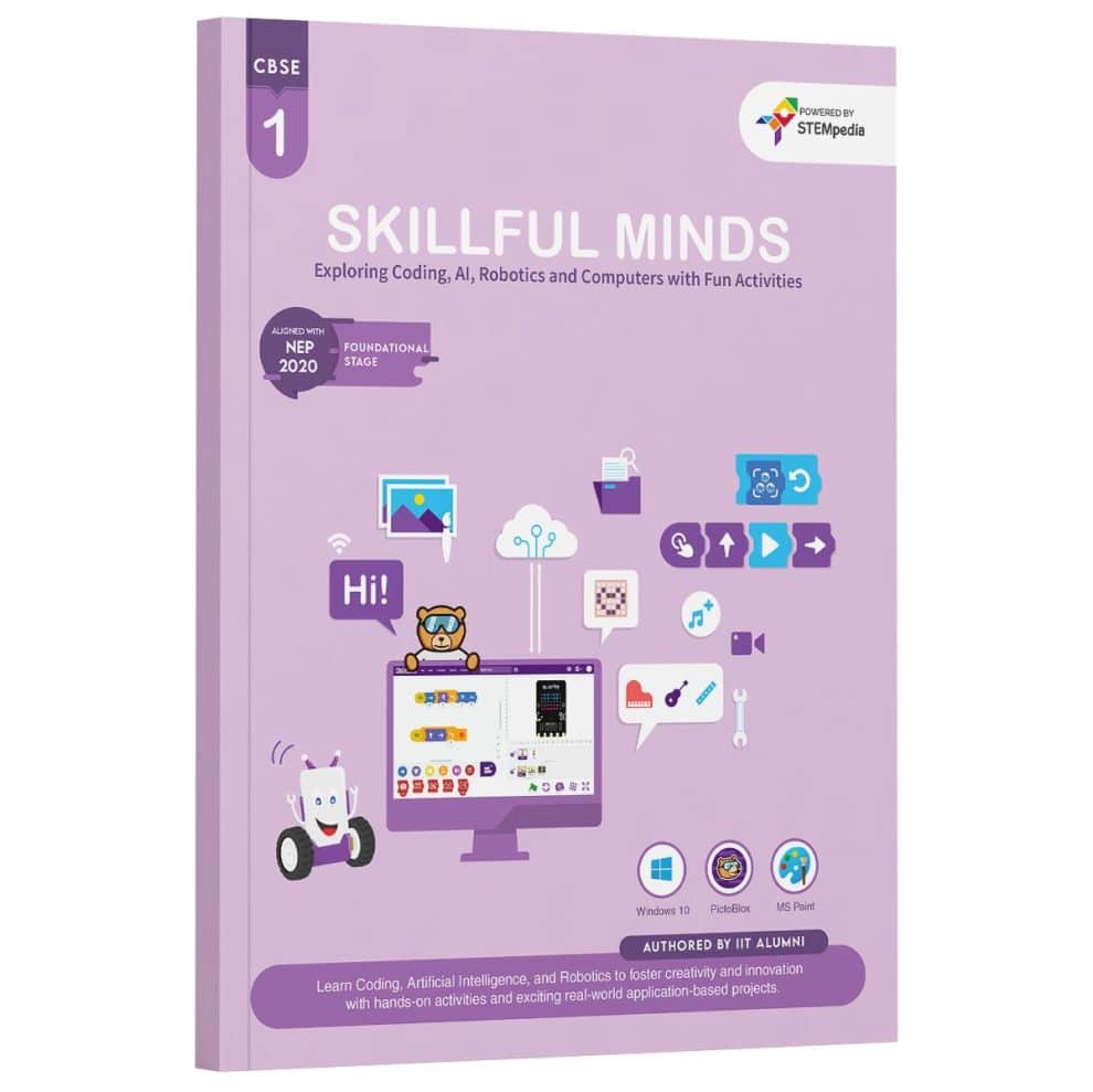 CBSE Class 1 AI, Coding, Robotics, and Computer Book
