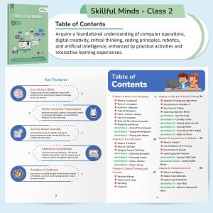 CBSE Class 2 AI, Coding, Robotics, and Computer Book