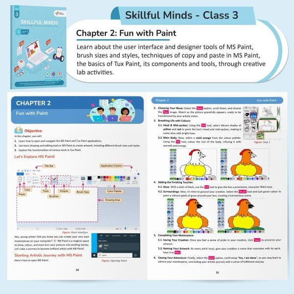 CBSE Class 3 AI, Coding, Robotics, and Computer Book