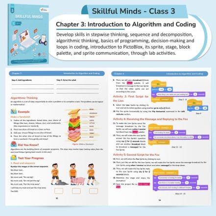 CBSE Class 3 AI, Coding, Robotics, and Computer Book