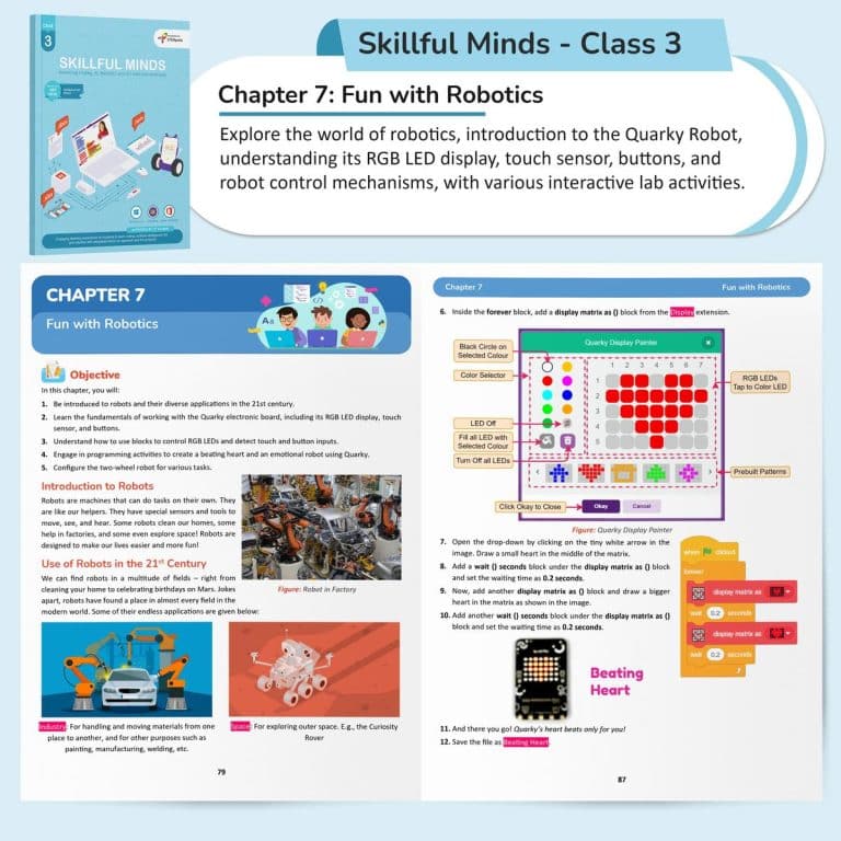 CBSE Class 3 AI, Coding, Robotics, and Computer Book