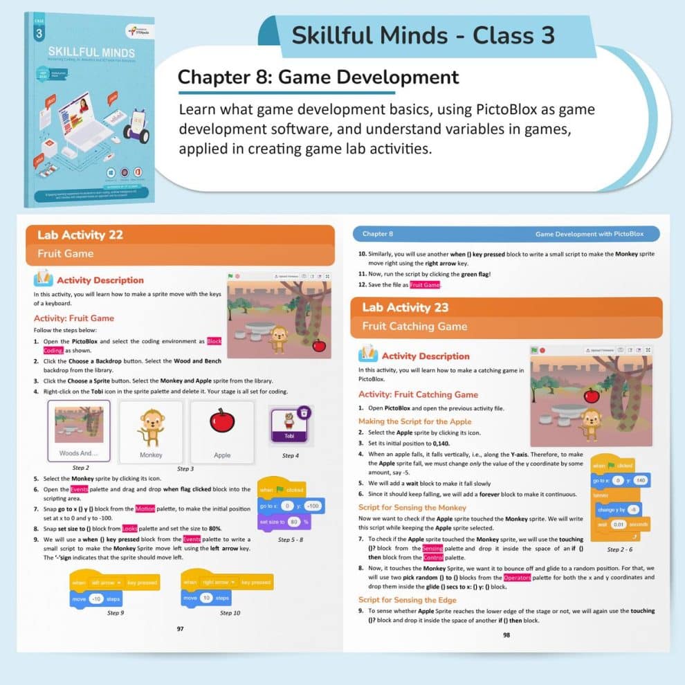 CBSE Class 3 AI, Coding, Robotics, and Computer Book