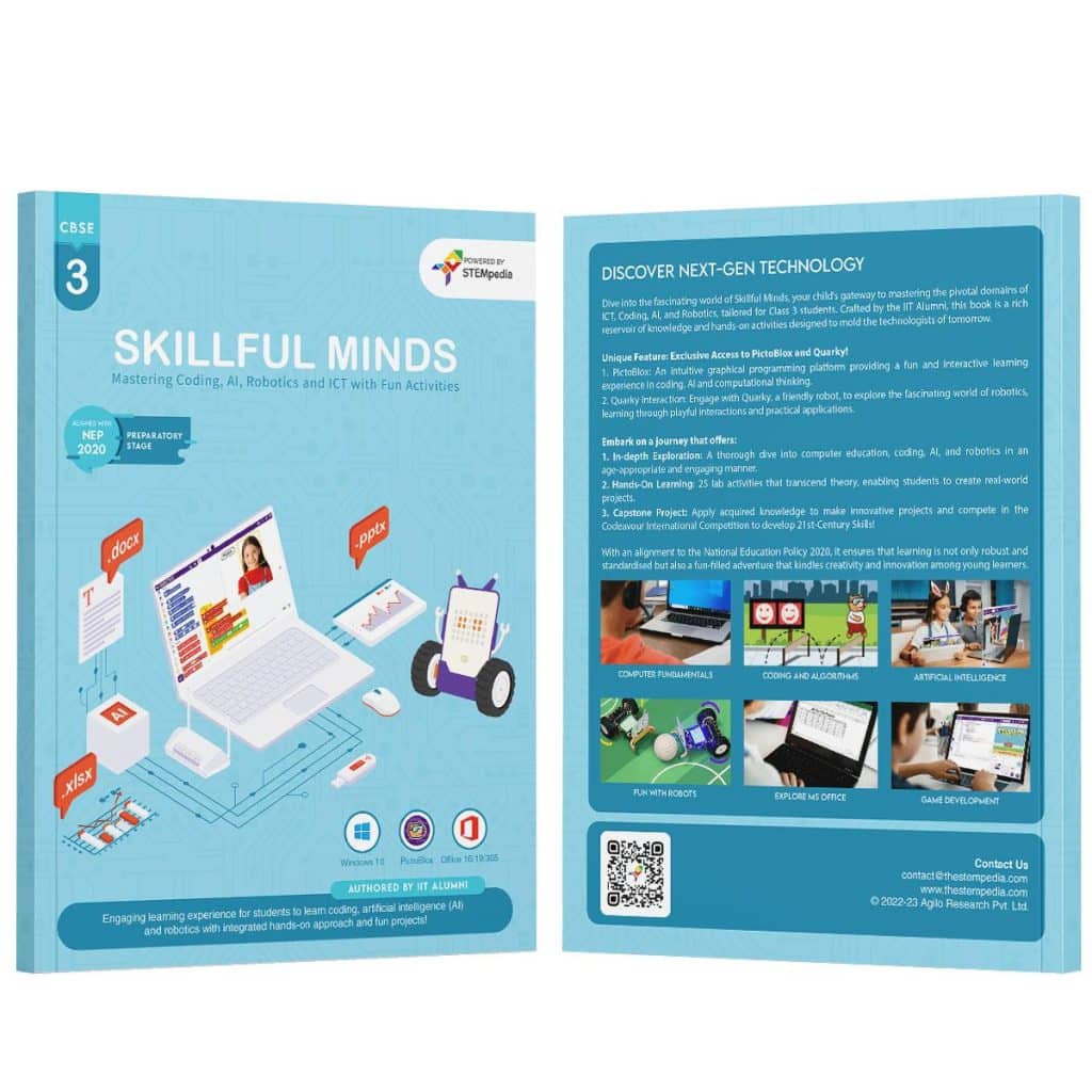 CBSE Class 3 AI, Coding, Robotics, and Computer Book