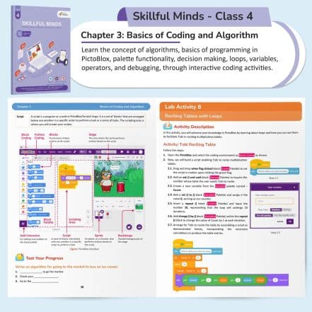 CBSE Class 4 AI, Coding, Robotics, and Computer Book