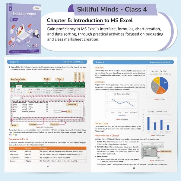 CBSE Class 4 AI, Coding, Robotics, and Computer Book
