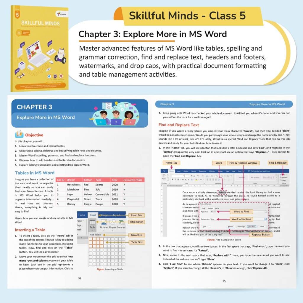 CBSE Class 5 AI, Coding, Robotics, and Computer Book