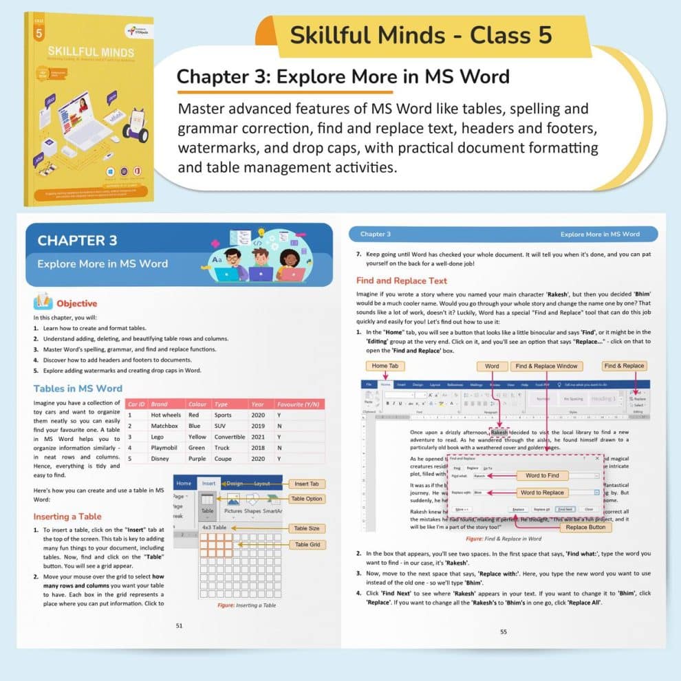 CBSE Class 5 AI, Coding, Robotics, and Computer Book