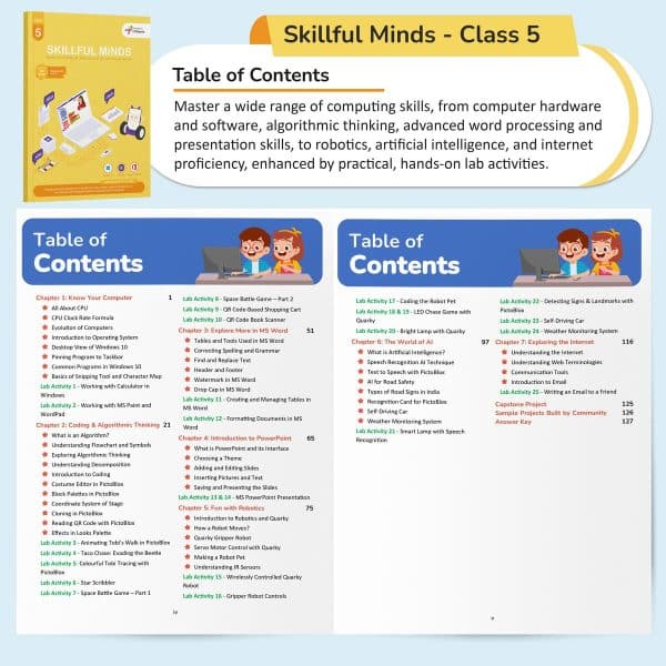 CBSE Class 5 AI, Coding, Robotics, and Computer Book