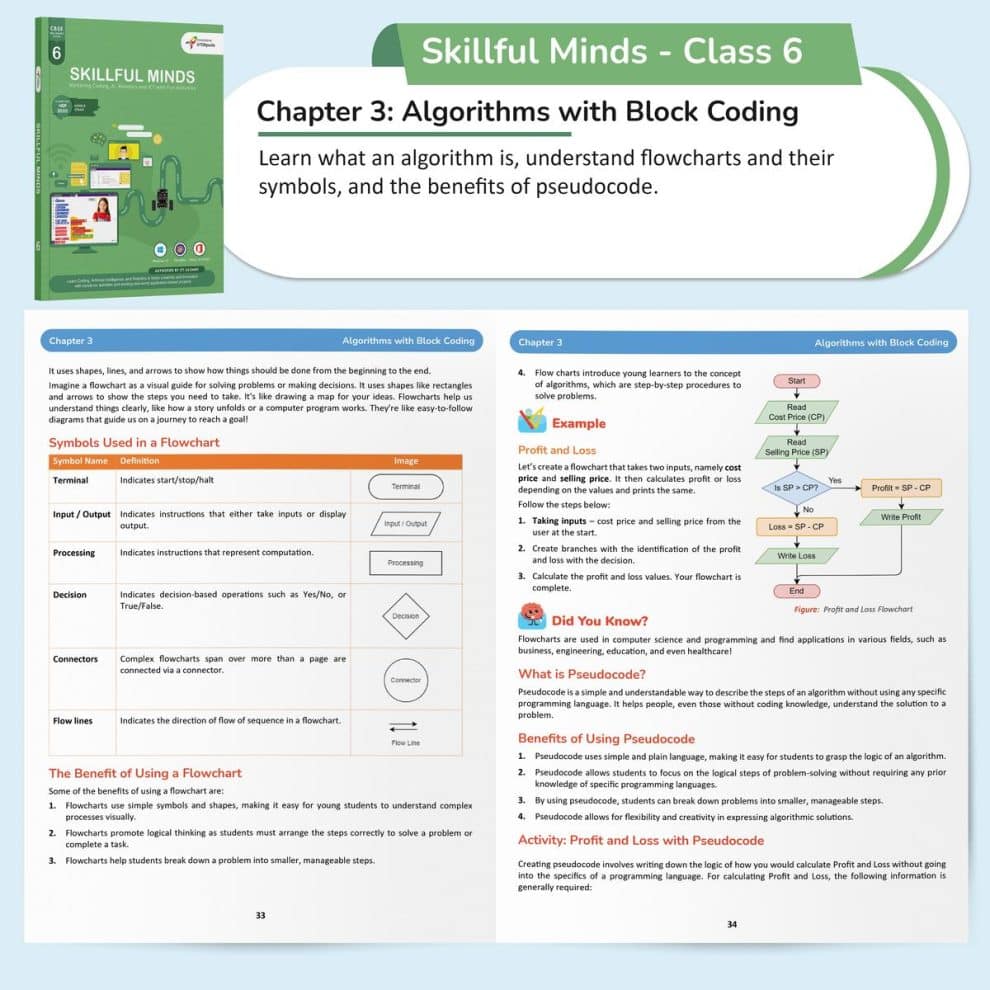 CBSE Class 6 AI, Coding, Robotics, and Computer Book