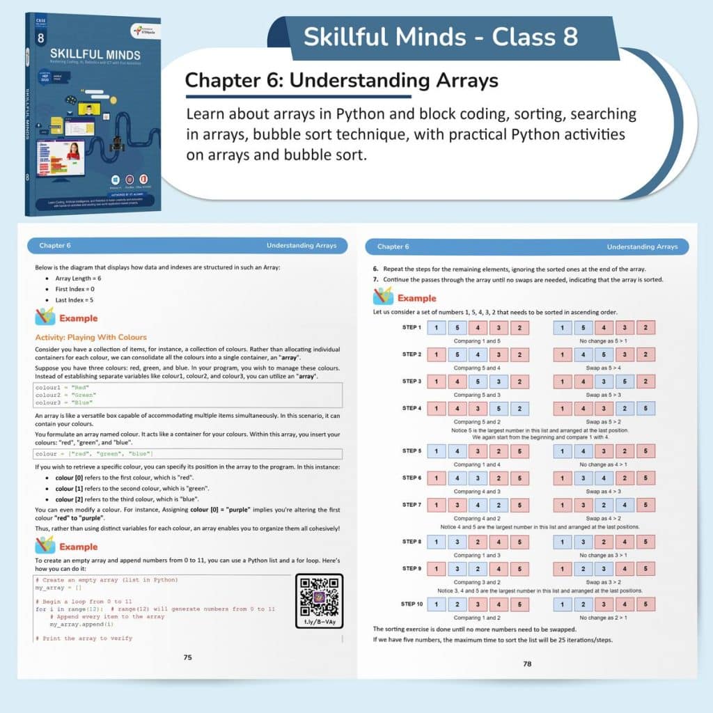 CBSE Class 8 AI, Coding, Robotics, and Computer Book