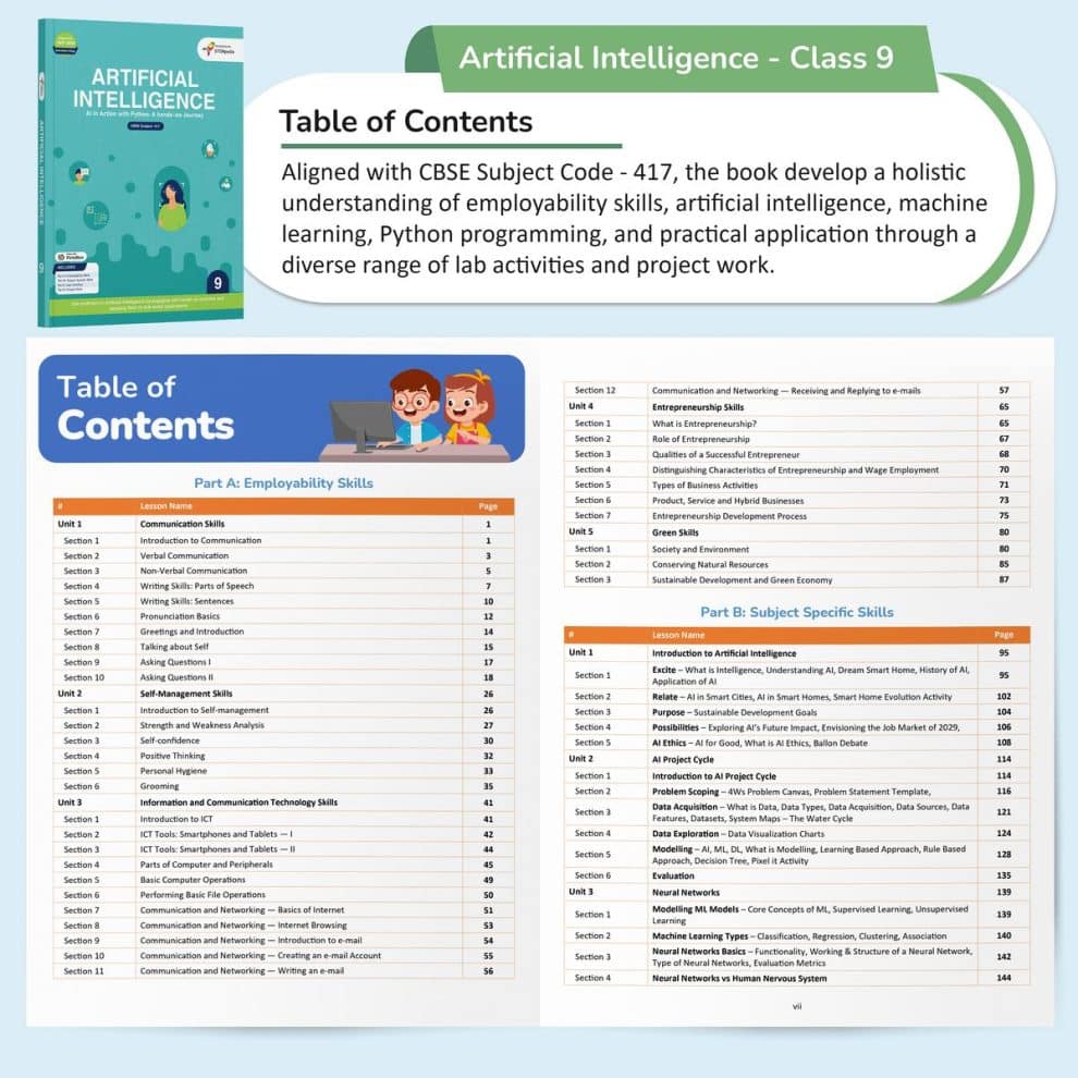 CBSE AI Book for Class 9 - Artificial Intelligence (Subject Code 417)