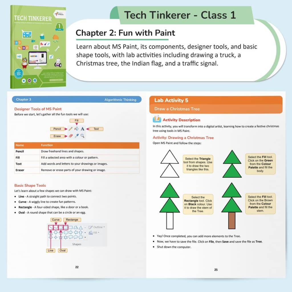Icse Coding Ai Robotics And Computer Book Class 1 Tech Tinkerer