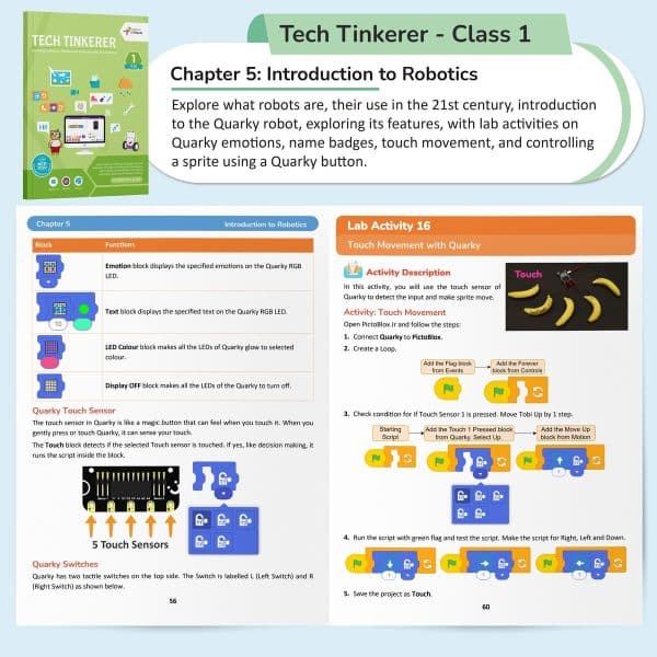 ICSE Coding, AI, Robotics and Computer Book - Class 1 | Tech Tinkerer