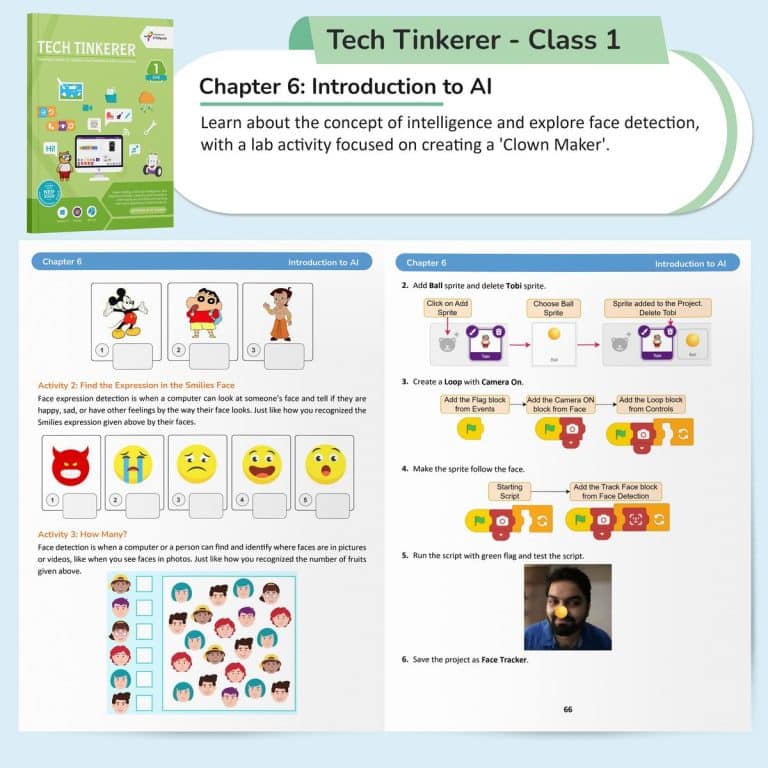 ICSE Coding, AI, Robotics and Computer Book - Class 1 | Tech Tinkerer