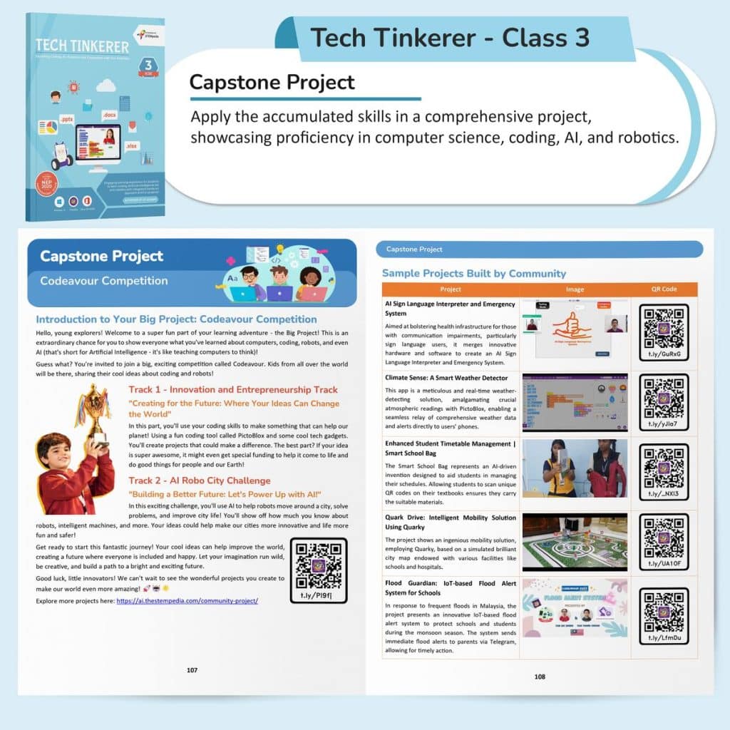 Icse Coding Ai Robotics And Computer Book Class 3 Tech Tinkerer