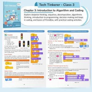 ICSE Coding, AI, Robotics and Computer Book – Class 3 | Tech Tinkerer