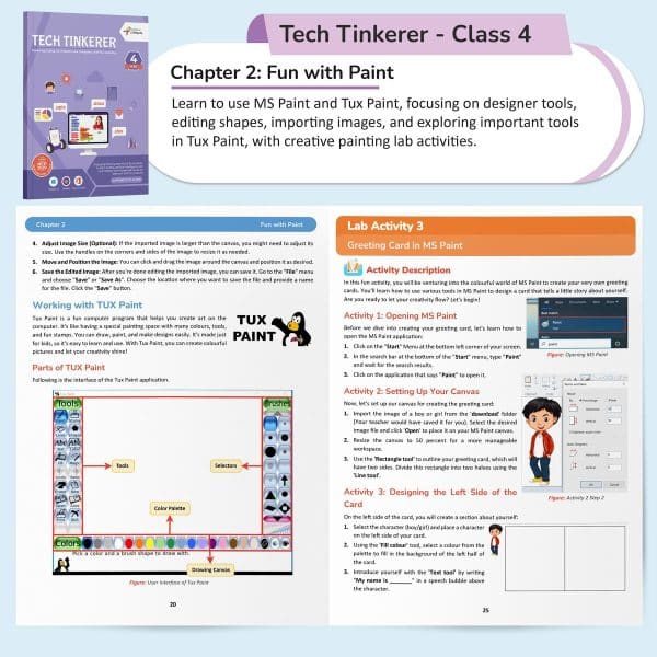 ICSE Coding, AI, Robotics and Computer Book – Class 4 | Tech Tinkerer