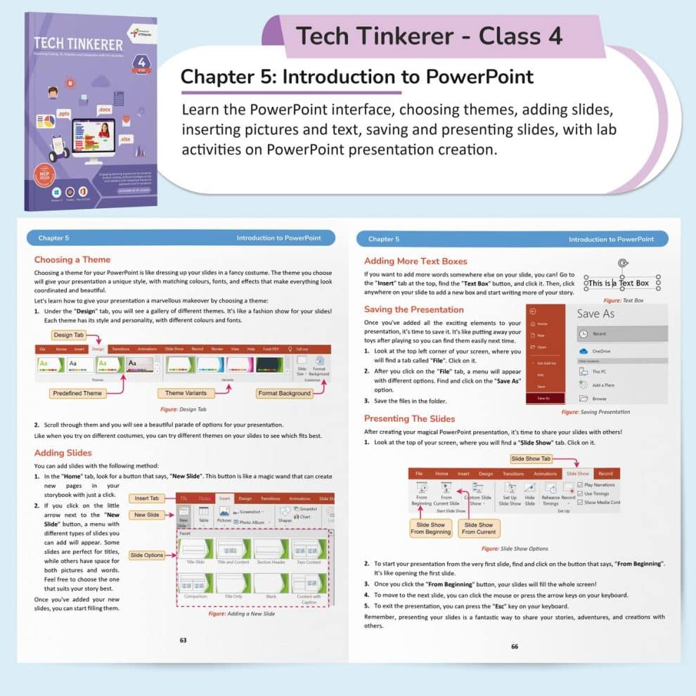 ICSE Coding, AI, Robotics and Computer Book – Class 4 | Tech Tinkerer
