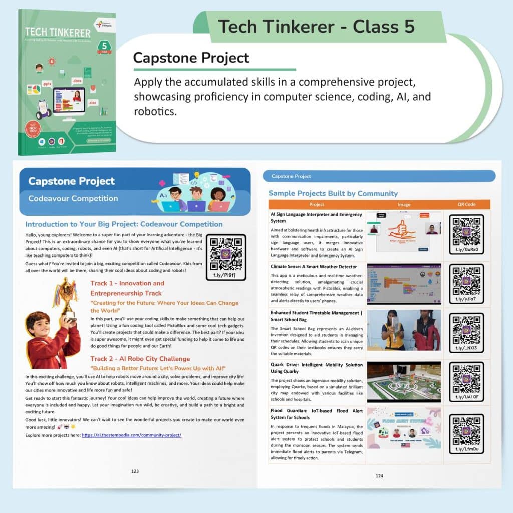 Tech Tinkerer Computer Book For Class 5 Icse On Ict Coding Ai Robotics