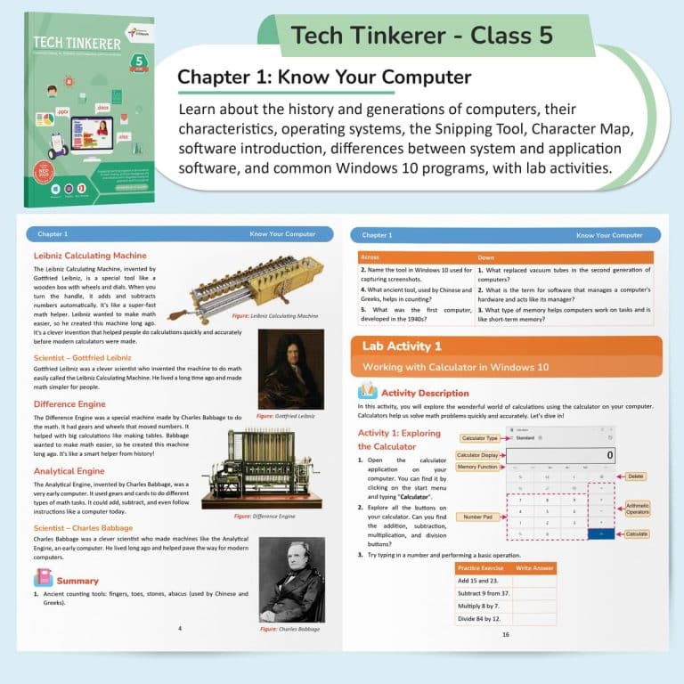 Icse Coding Ai Robotics And Computer Book Class 5 Tech Tinkerer