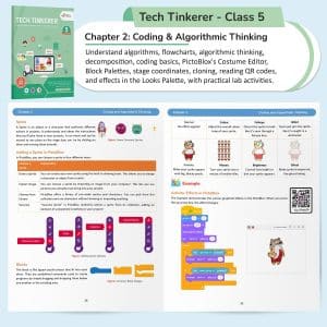 ICSE Coding, AI, Robotics and Computer Book – Class 5 | Tech Tinkerer
