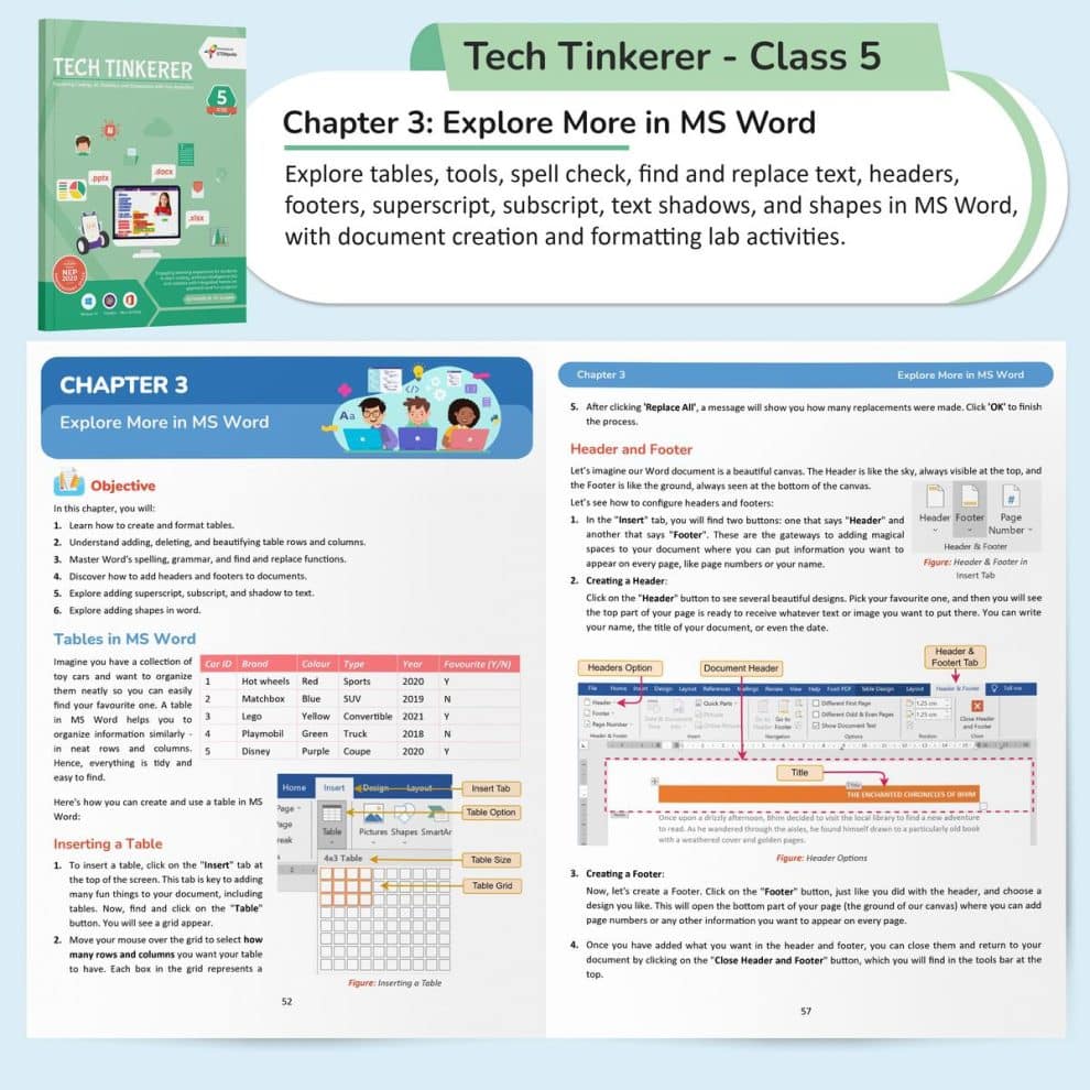Icse Coding Ai Robotics And Computer Book Class 5 Tech Tinkerer