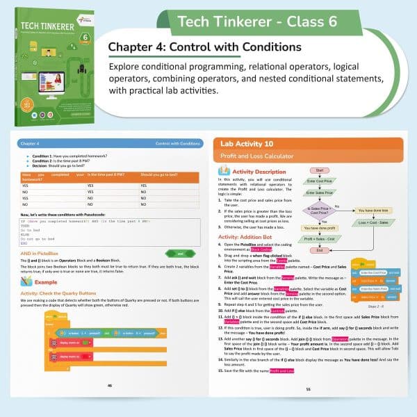 Icse Coding Ai Robotics And Computer Book Class 6 Tech Tinkerer