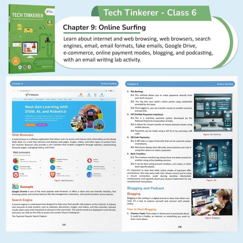 ICSE Coding, AI, Robotics and Computer Book – Class 6 | Tech Tinkerer