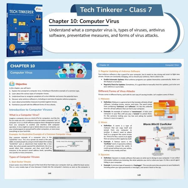 ICSE Coding, AI, Robotics and Computer Book – Class 7 | Tech Tinkerer