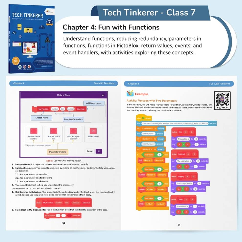 ICSE Coding, AI, Robotics and Computer Book – Class 7 | Tech Tinkerer