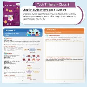 ICSE Coding, AI, Robotics and Computer Book – Class 8 | Tech Tinkerer
