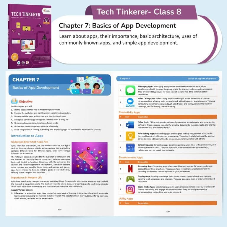 Tech Tinkerer: Computer Book for Class 8 (ICSE) on ICT, Coding, AI ...
