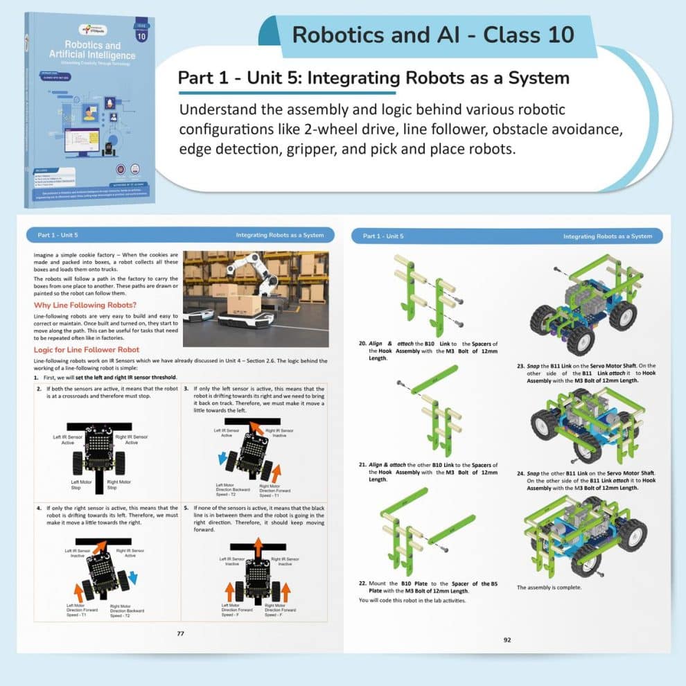 ICSE Robotics & AI Book for Class 10 - Subject Code 66