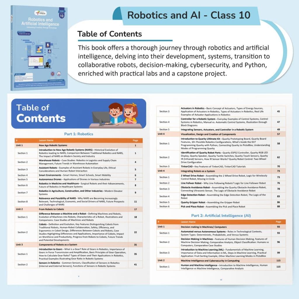 ICSE Robotics & AI Book for Class 10 - Subject Code 66