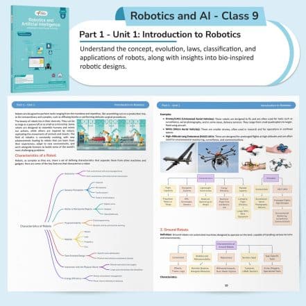 ICSE Robotics & AI Book for Class 9 - Subject Code 66