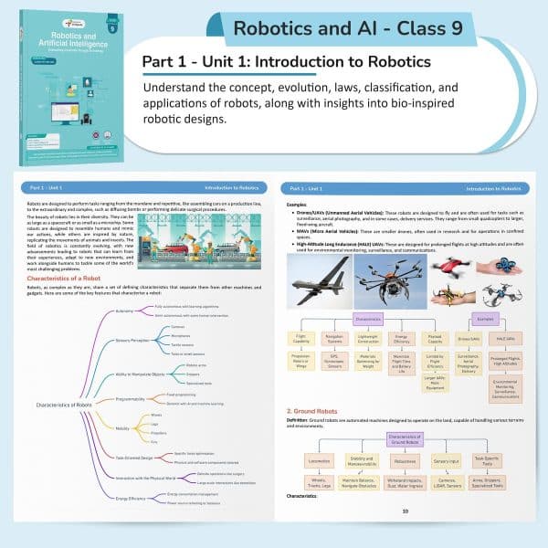 ICSE Robotics & AI Book for Class 9 - Subject Code 66